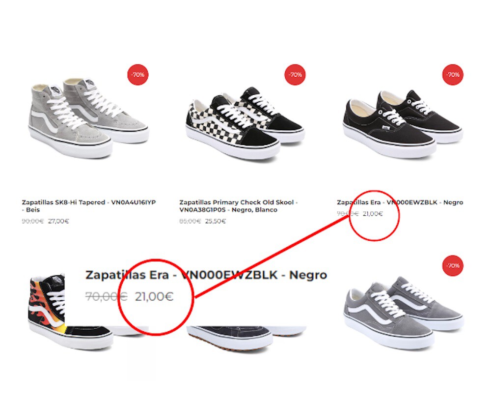 Están suplantando la web de VANS para robarte los datos de tu tarjeta ...