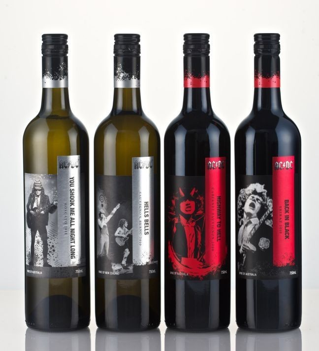La banda de rock lanza el vino edición limitada AC/DC Platinum, Let ...