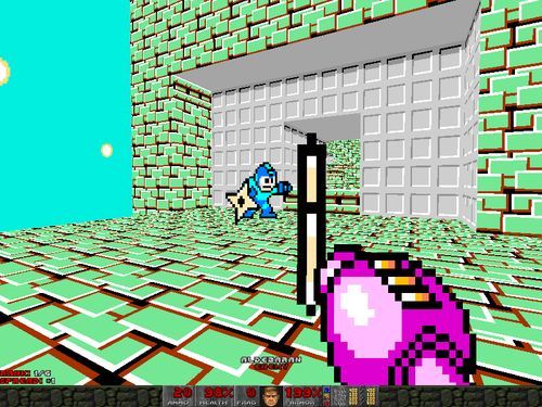 Mod que convierte el 'Doom II' en un FPS del 'Mega Man'