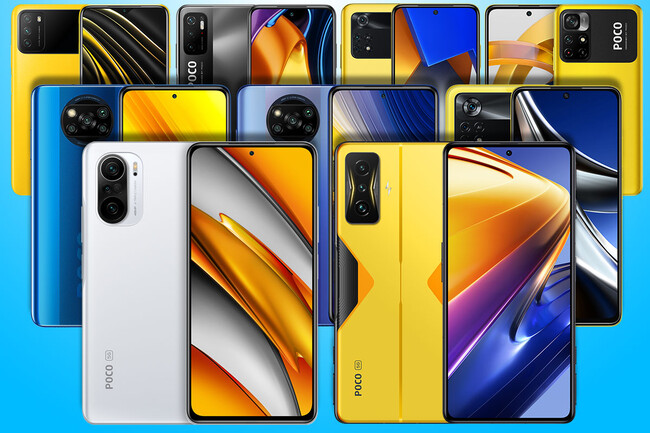 Catálogo de todos los móviles POCO a la venta en 2022