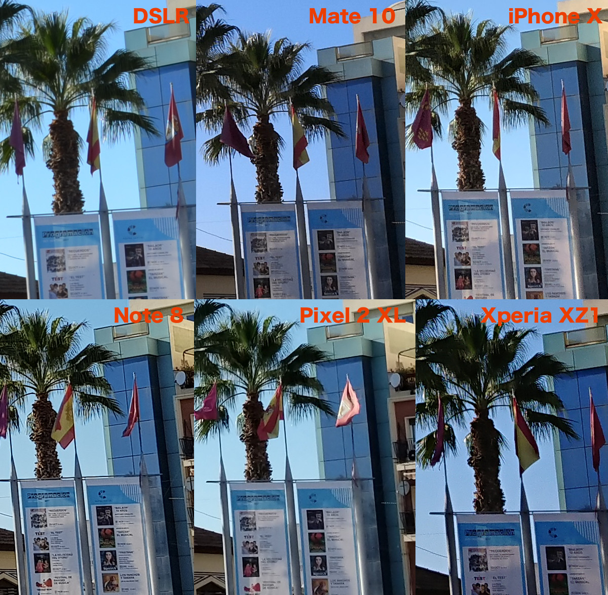 Galaxy Note 8, iPhone X, Pixel 2 XL, Mate 10 y Xperia XZ1 frente a frente: comparativa de sus ...