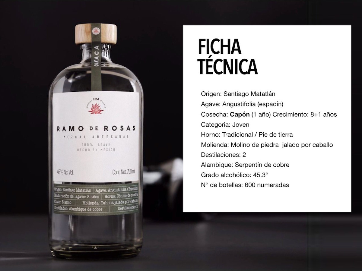 Mezcal Ramo de Rosas: pasión con sabor a México y elegancia francesa