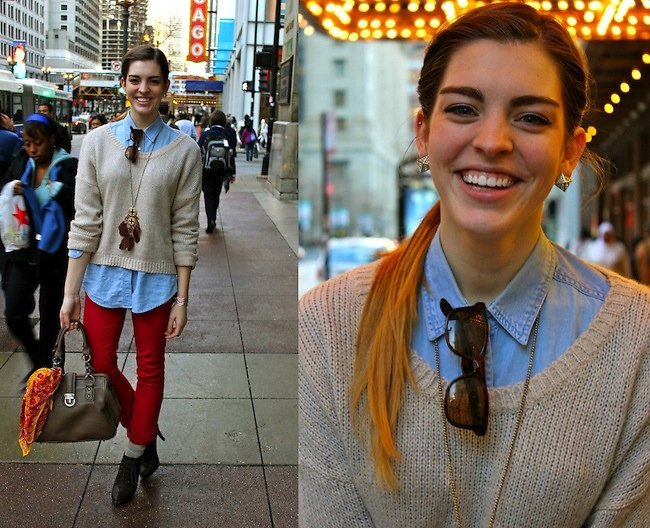 Moda en la calle: la camisa se lleva por fuera