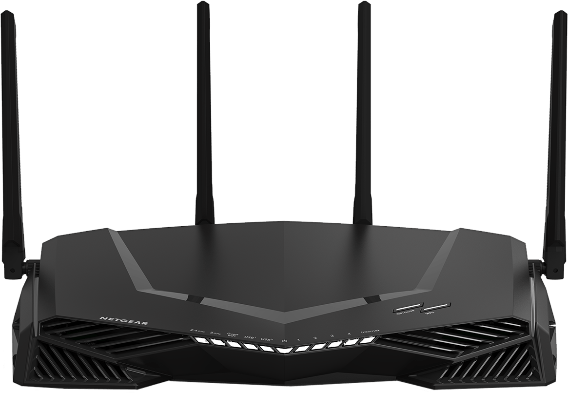 Un router que parece una nave espacial de una serie de ciencia ficción ...