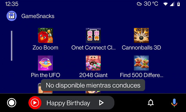 Cómo jugar a los minijuegos de Android Auto y cuáles son