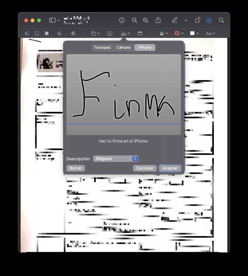 Cómo firmar documentos digitalmente en el iPhone o Mac sin necesidad de impresora