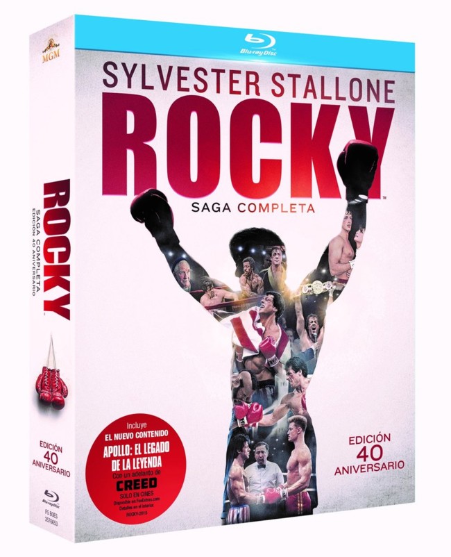 La saga completa de Rocky en blu-ray por 16,65 euros