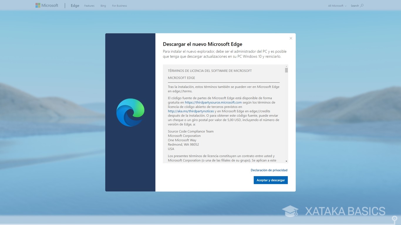 Cómo descargar Microsoft Edge y conseguir la versión basada en Chromium