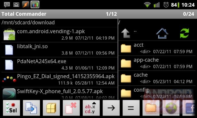 Total Commander para Android empieza a tomar forma en fase beta avanzada