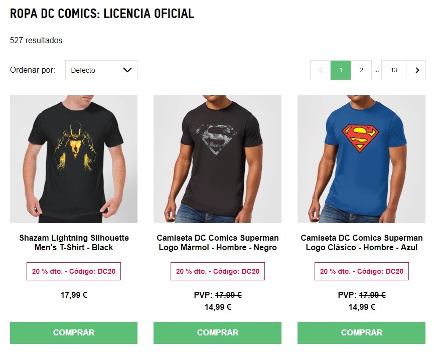Camisetas y sudaderas DC rebajadas en Zavvi con estos dos códigos de ...