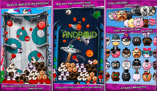 Dog Pile, un juego donde los perros serán los mejores amigos de tu Android