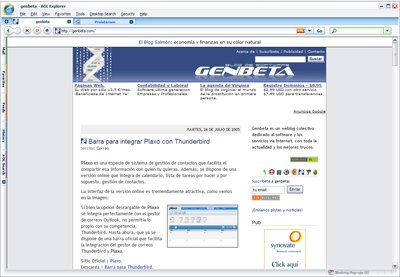 AOL Explorer, navegador de AOL