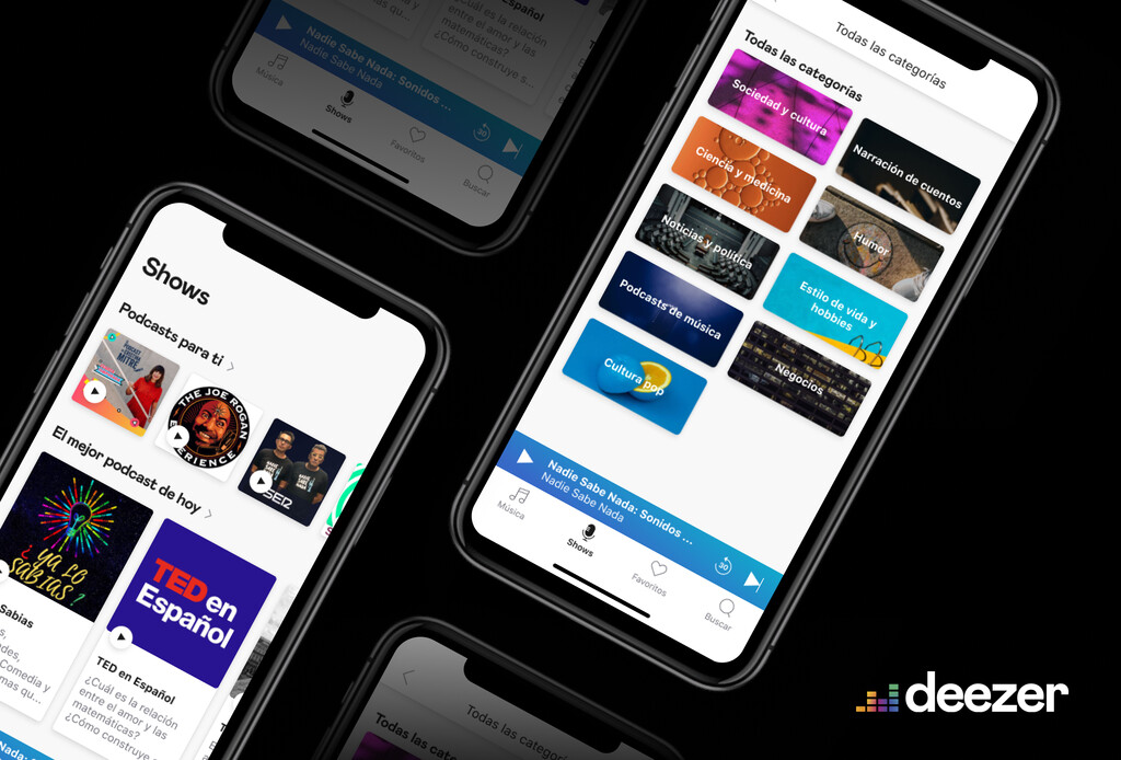 Deezer también entra en la fiebre del podcast, lanza su catálogo en ...
