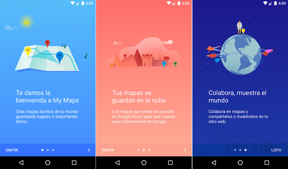 Así es el renovado Google My Maps para Android