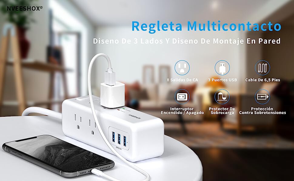 Guía para comprar un multicontacto en México: qué es la protección ...