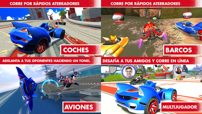 Sonic & All-Stars Racing Transformed ya disponible para Android