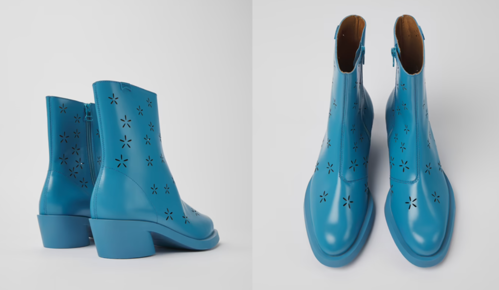 Los botines azules de Camper que son perfectos para dar la bienvenida a ...