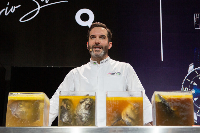 Mario Sandoval (Coque, Madid) presenta sus nuevos escabeches sólidos