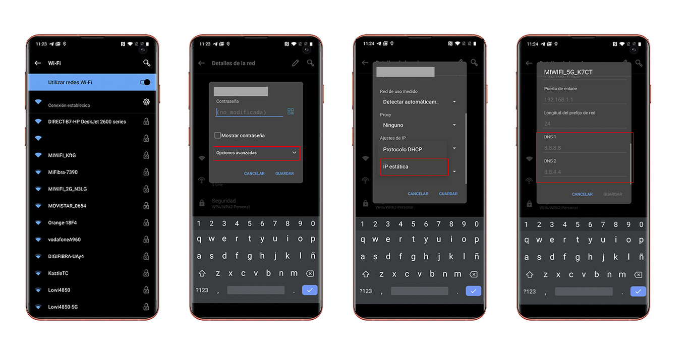DNS en Android: qué es y cómo cambiarlo desde tu móvil