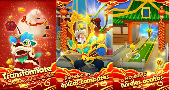 Monkey King Escape, el nuevo endless runners de Ubisoft para Android