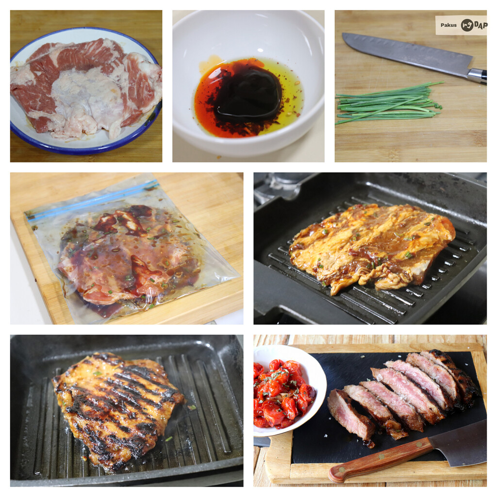 Cómo cocinar el abanico de cerdo ibérico marinado a la parrilla que ...