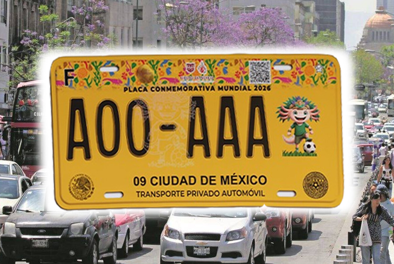 CDMX lanza placas de edición limitada del Mundial 2026: quién puede ...