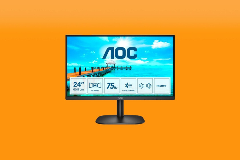 Este monitor AOC de 24 pulgadas está a su precio mínimo en Amazon ...