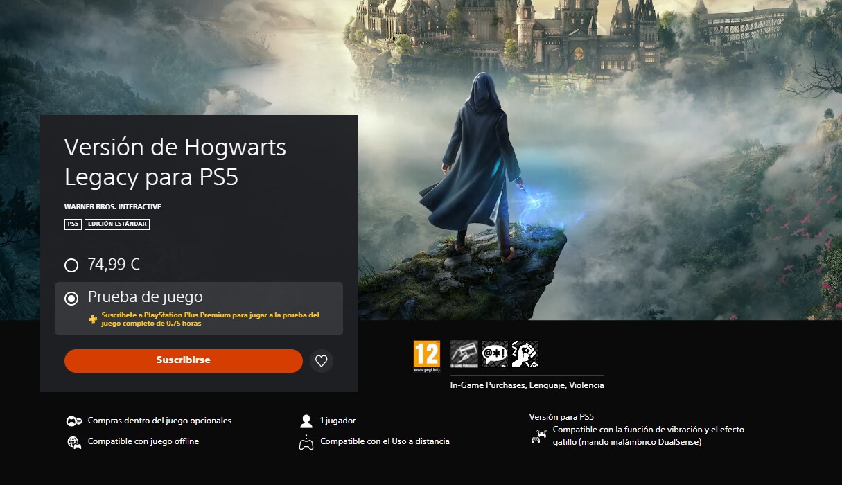 Hogwarts Legacy puede probarse gratis en PS5, pero apenas te dará para ...