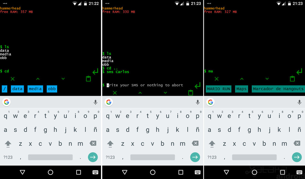 La interfaz de línea de comandos de Linux llega a Android con este ...