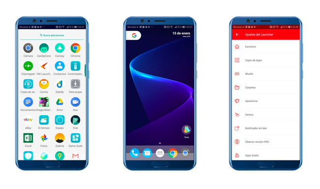 Los 11 mejores launchers para personalizar tu Android 2019
