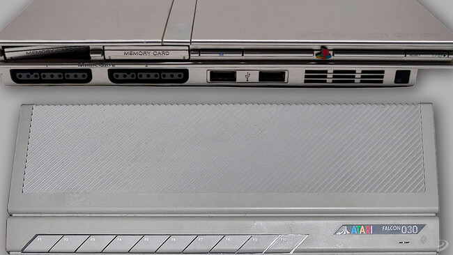 Parece una PS2 pero se presentó 8 años antes que la consola de Sony ...