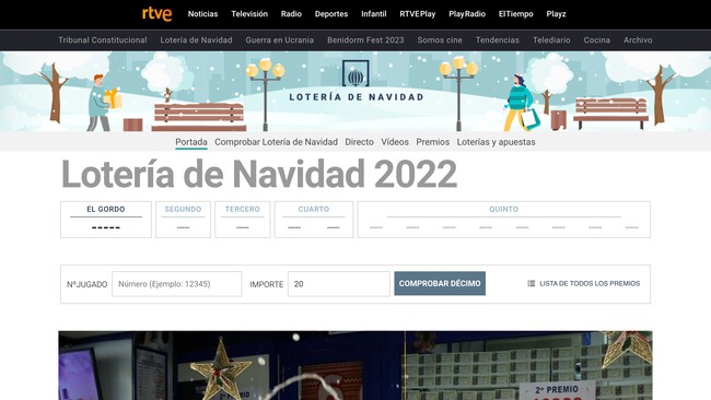 Lotería de Navidad 2022: cómo comprobar décimos premiados y números de la pedrea online y en el ...