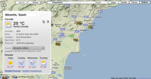 Full Screen Weather, el parte meteorológico a pantalla completa