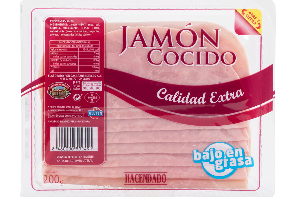 El mejor jamón cocido de supermercado, según la OCU, es el de Mercadona ...