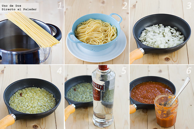 Pasta con salsa de vodka – La Mañana