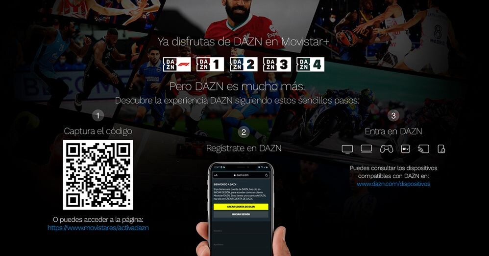 Movistar+ integra DAZN al completo: los clientes de Fusión ya pueden ... Movistar+ integra DAZN al completo: los clientes de Fusión ya pueden ...