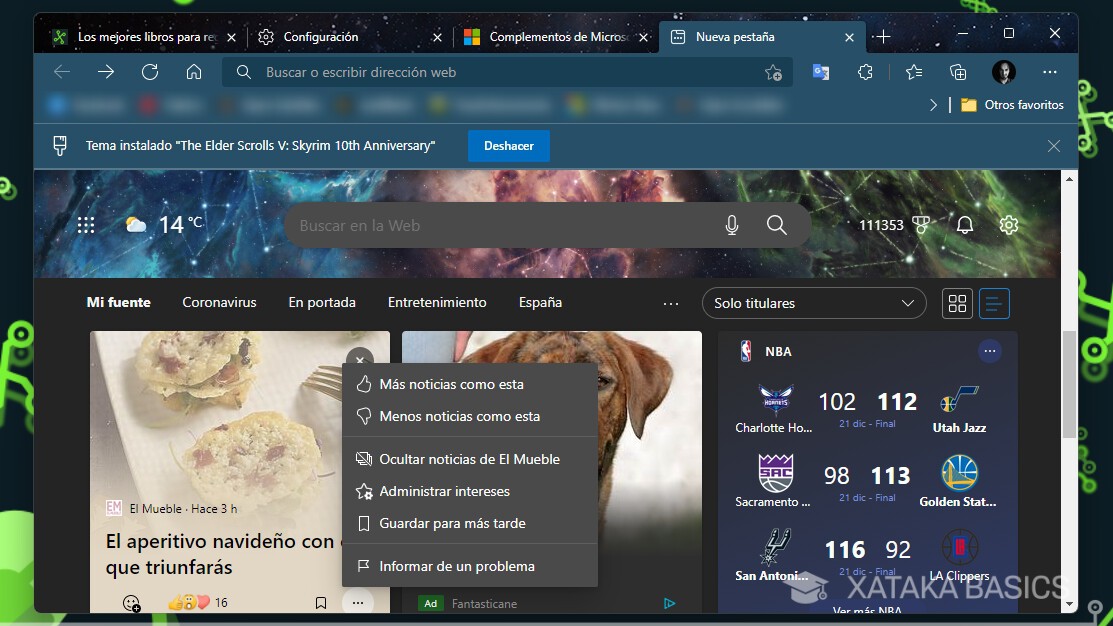 Cómo personalizar Microsoft Edge para cambiar su aspecto y dejarlo como ...