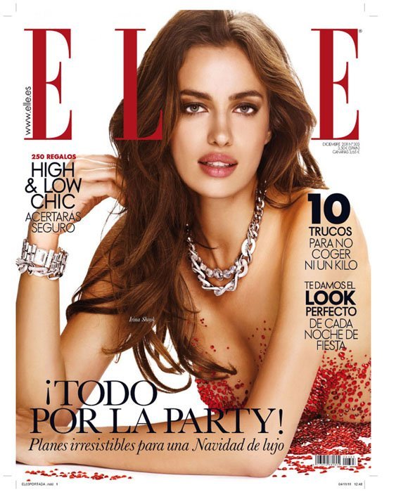 Irina Shayk se desnuda en la portada de Elle
