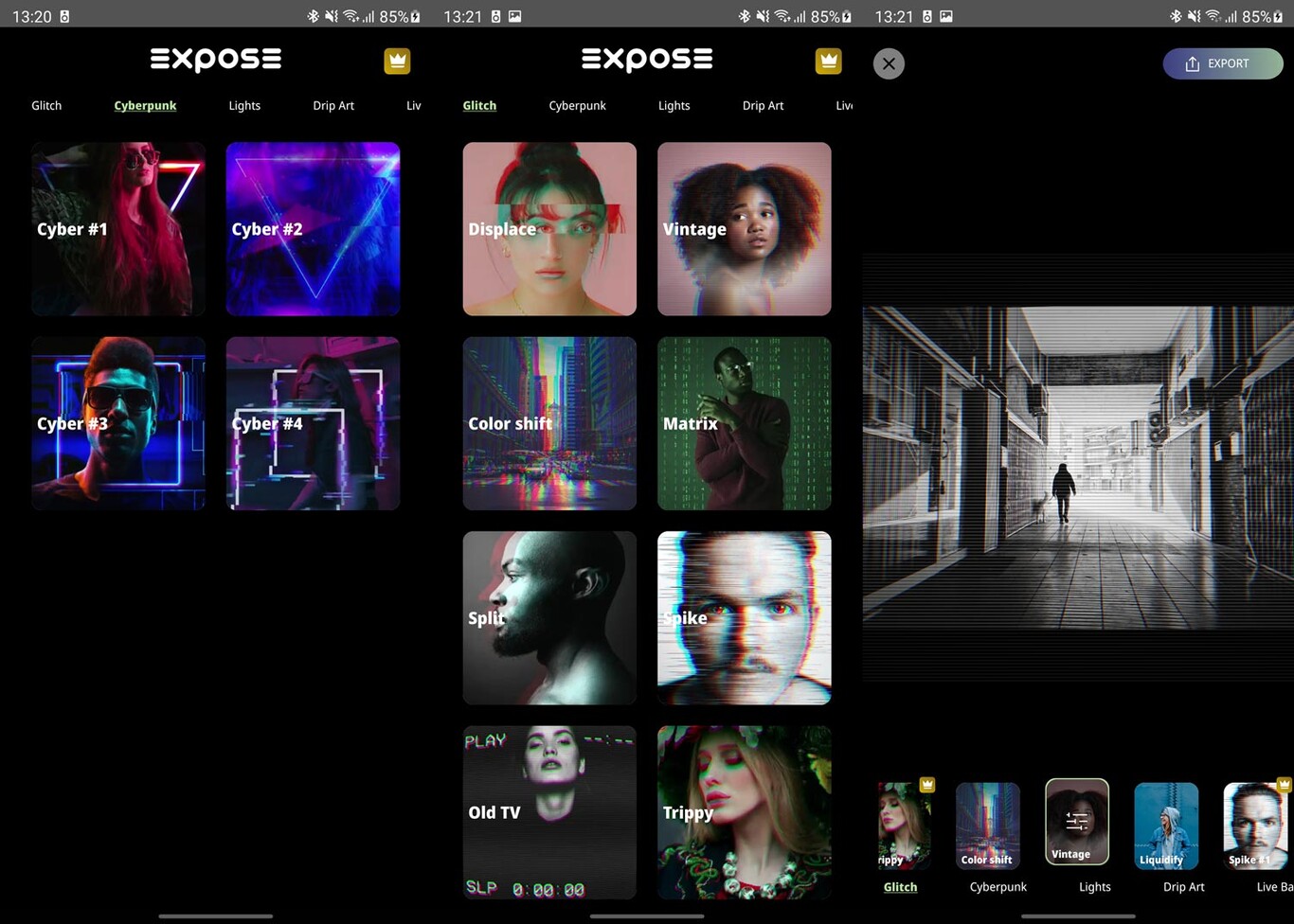 Expose, una app para crear efectos a lo Cyberpunk en cualquiera de tus ...