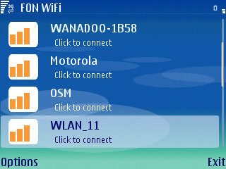 FON WiFi Manager para Series 60