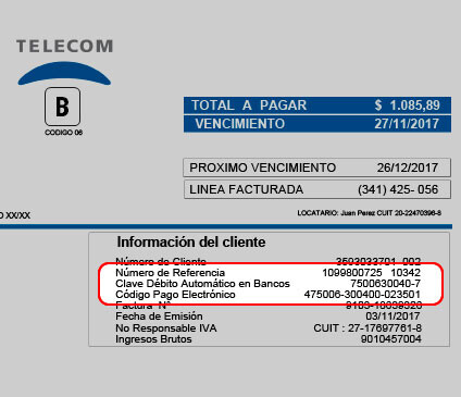 Cómo pagar la factura de Telecom en Argentina