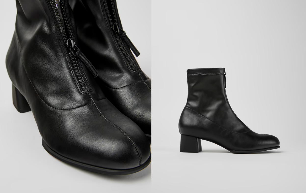 Así son los botines negros de Camper más cómodos que combinan con todo ...