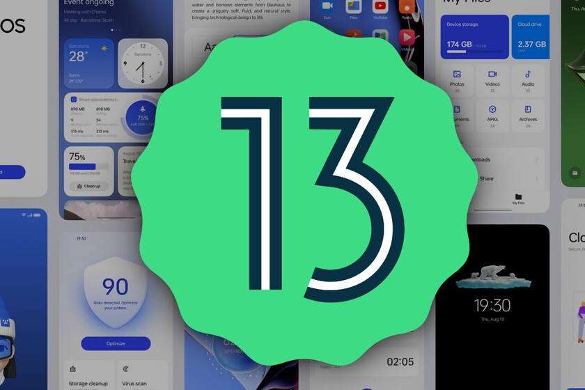 Todos los OPPO que están recibiendo Android 13 con ColorOS 13: algunos ya tienen la actualización
