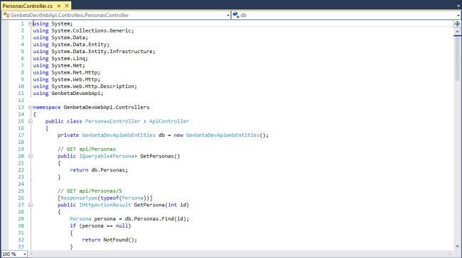Haciendo una API Rest en 1 hora con ASP.NET Web Api - III. Tercer capítulo.