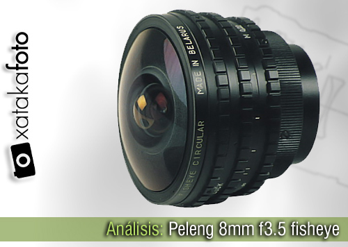 Peleng 8mm f3.5 fisheye, análisis