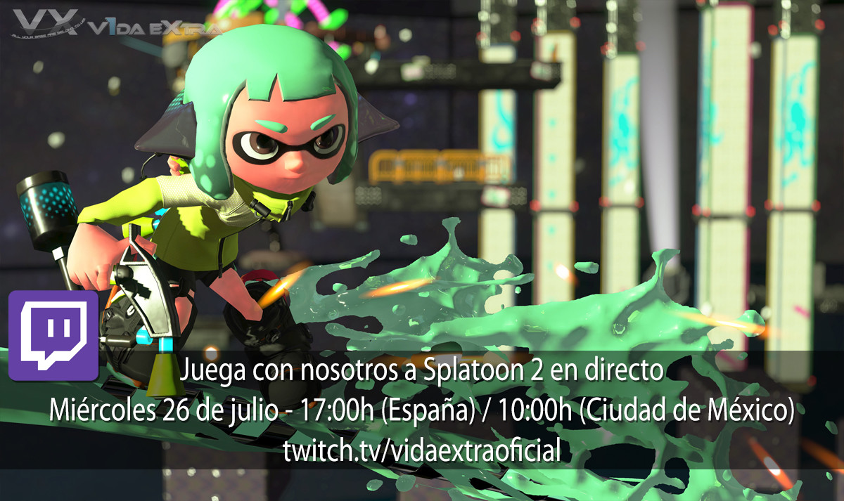 Juega con nosotros a Splatoon 2 en directo hoy a las 17:00h (las 10:00h ...
