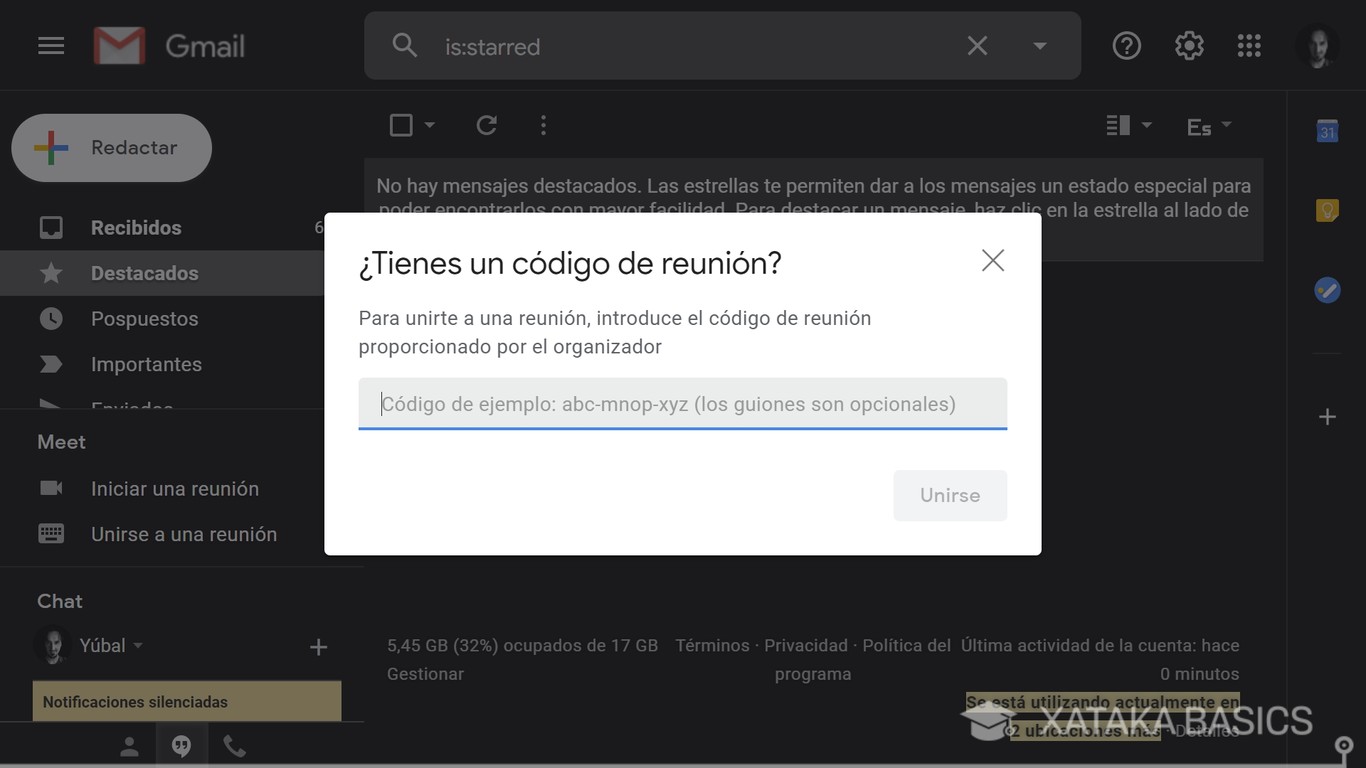 Cómo utilizar Google Meet desde Gmail