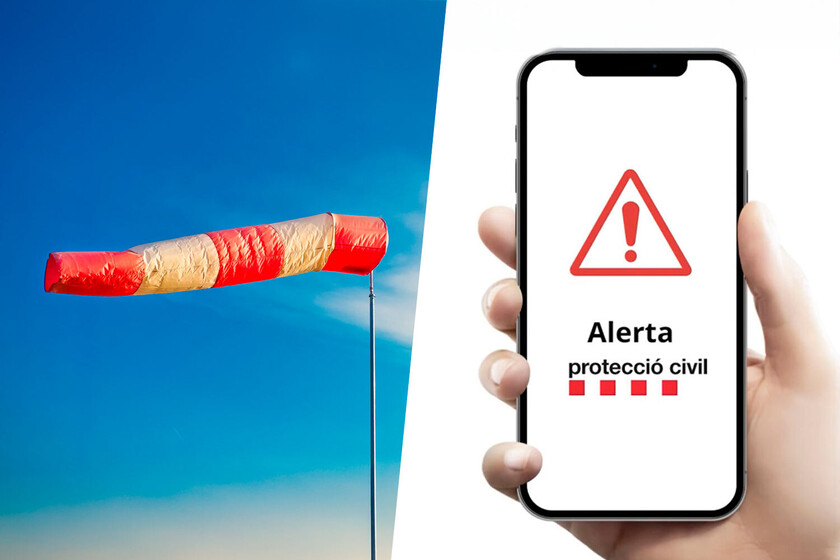 Segundo mensaje ES-Aert por fuerte viento en Barcelona: esto es lo que ...