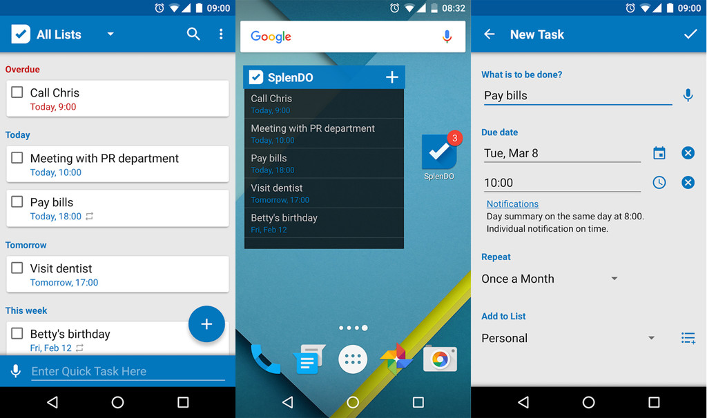 Las mejores apps para crear listas de tareas en Android