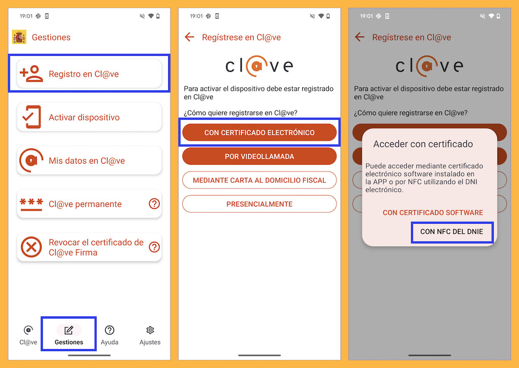 Así activé Cl@ve Permanente desde el móvil y en sólo unos minutos